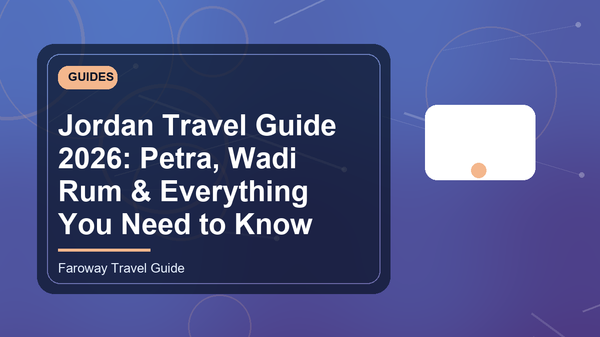 Jordan Travel Guide 2026: Petra, Wadi Rum & Everything You Need to Know ...